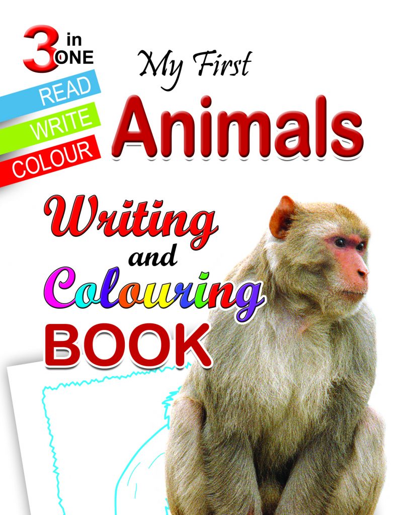 My First Animals ( Writing & Colouring Book ) – Children Publications