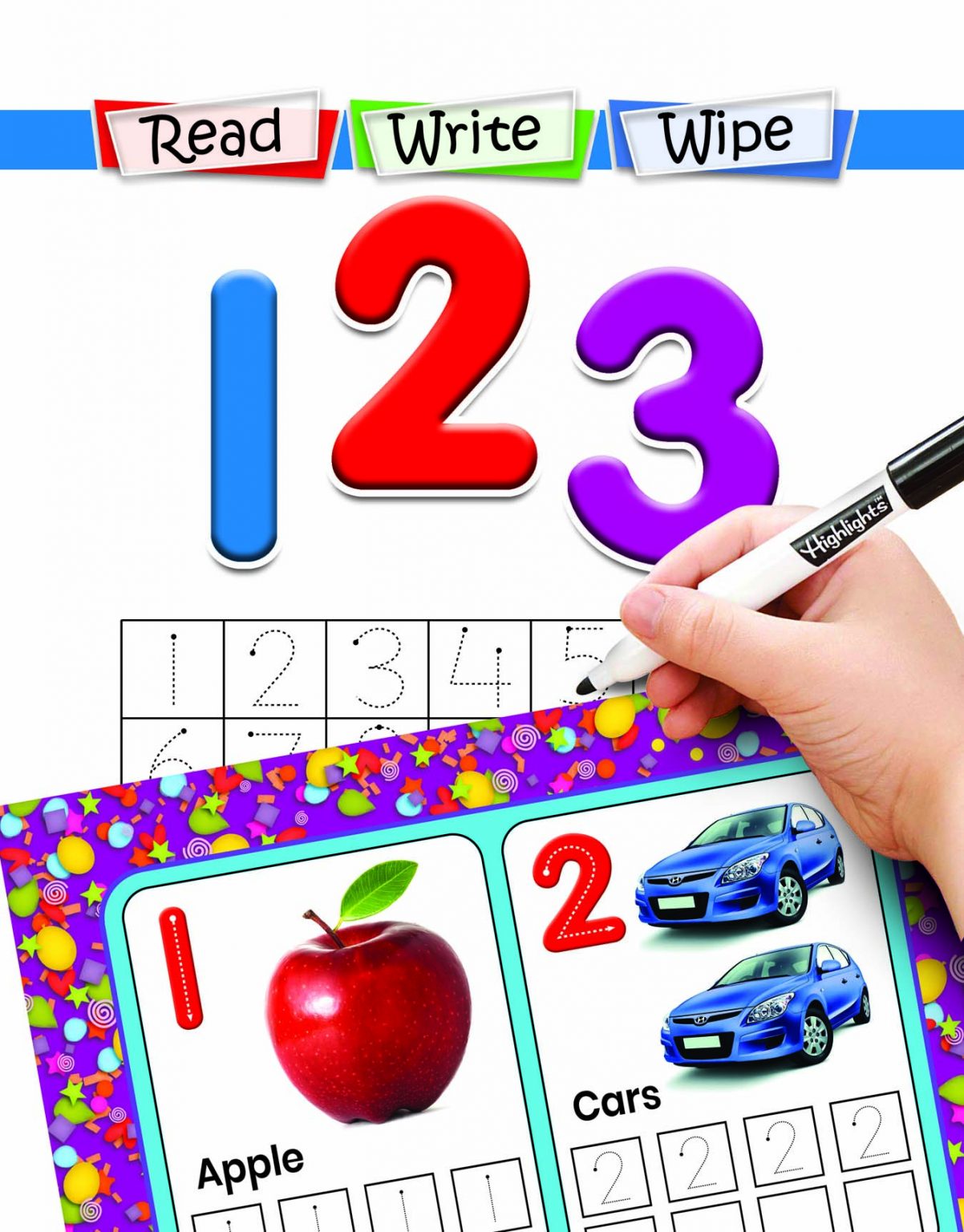 Read, Write and wipe 123 – Children Publications