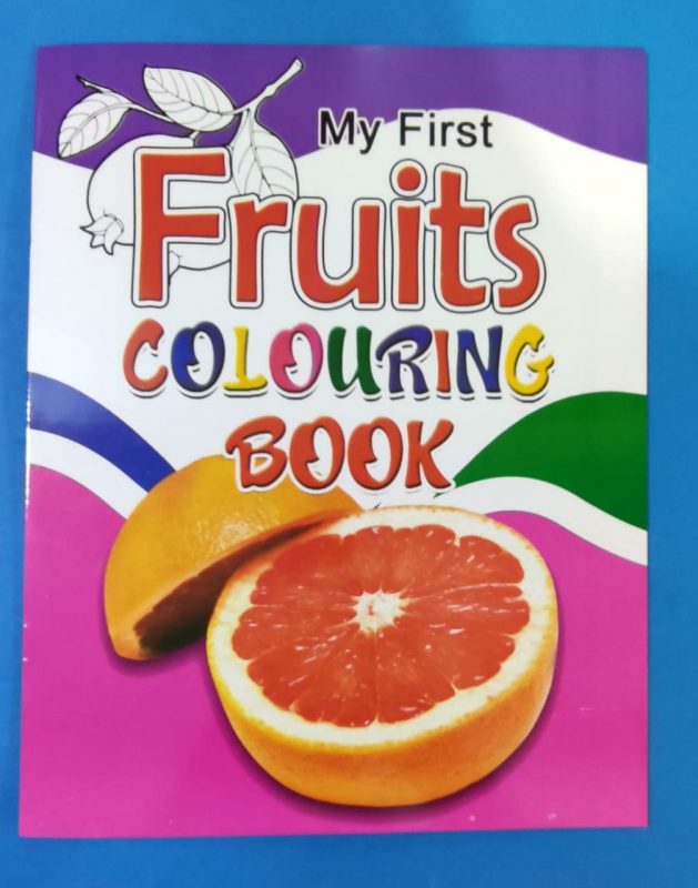 My First Fruits Colouring Book – Children Publications