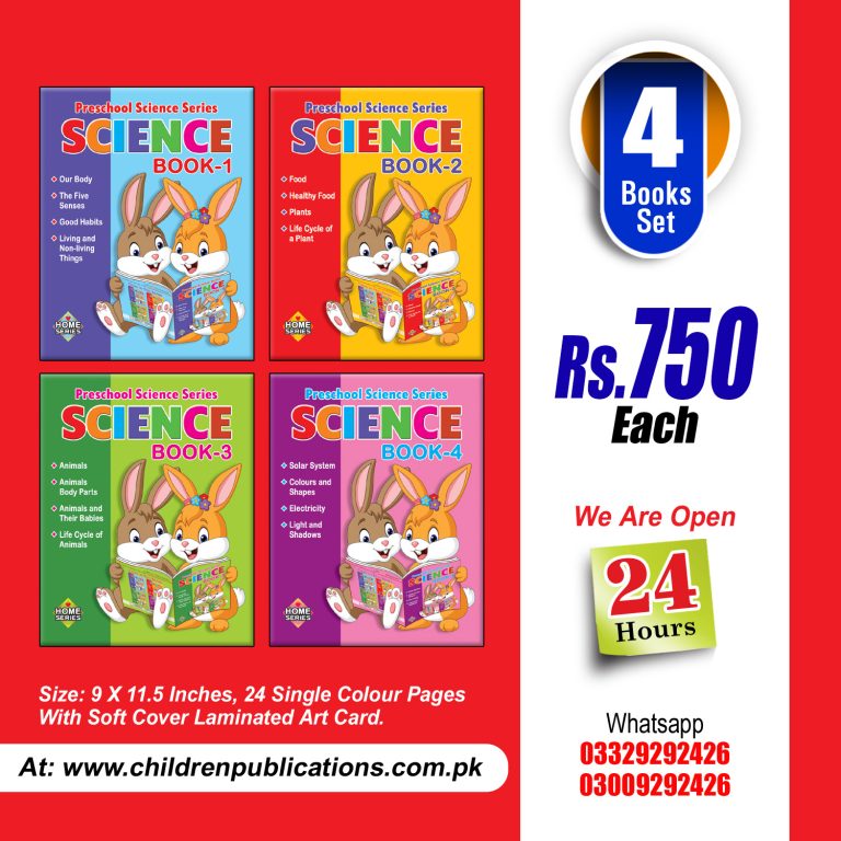 Pre-School Science Series 4 Books – Children Publications