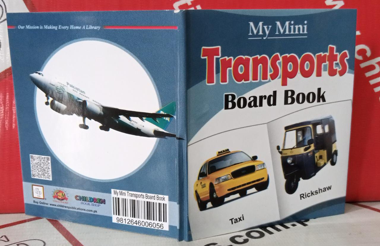My Mini Transportation Board Book – Children Publications