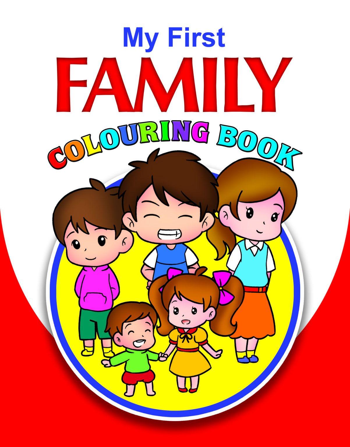 My First Family Colouring Book – Children Publications
