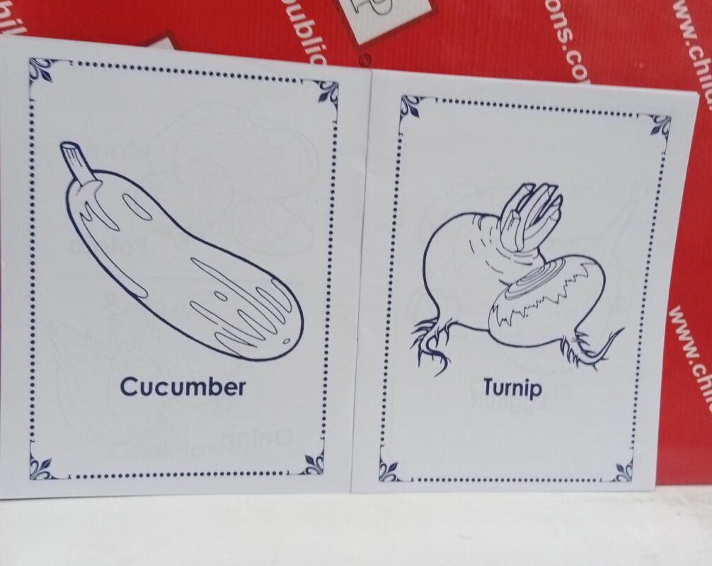 My First Vegetables Colouring Book – Children Publications