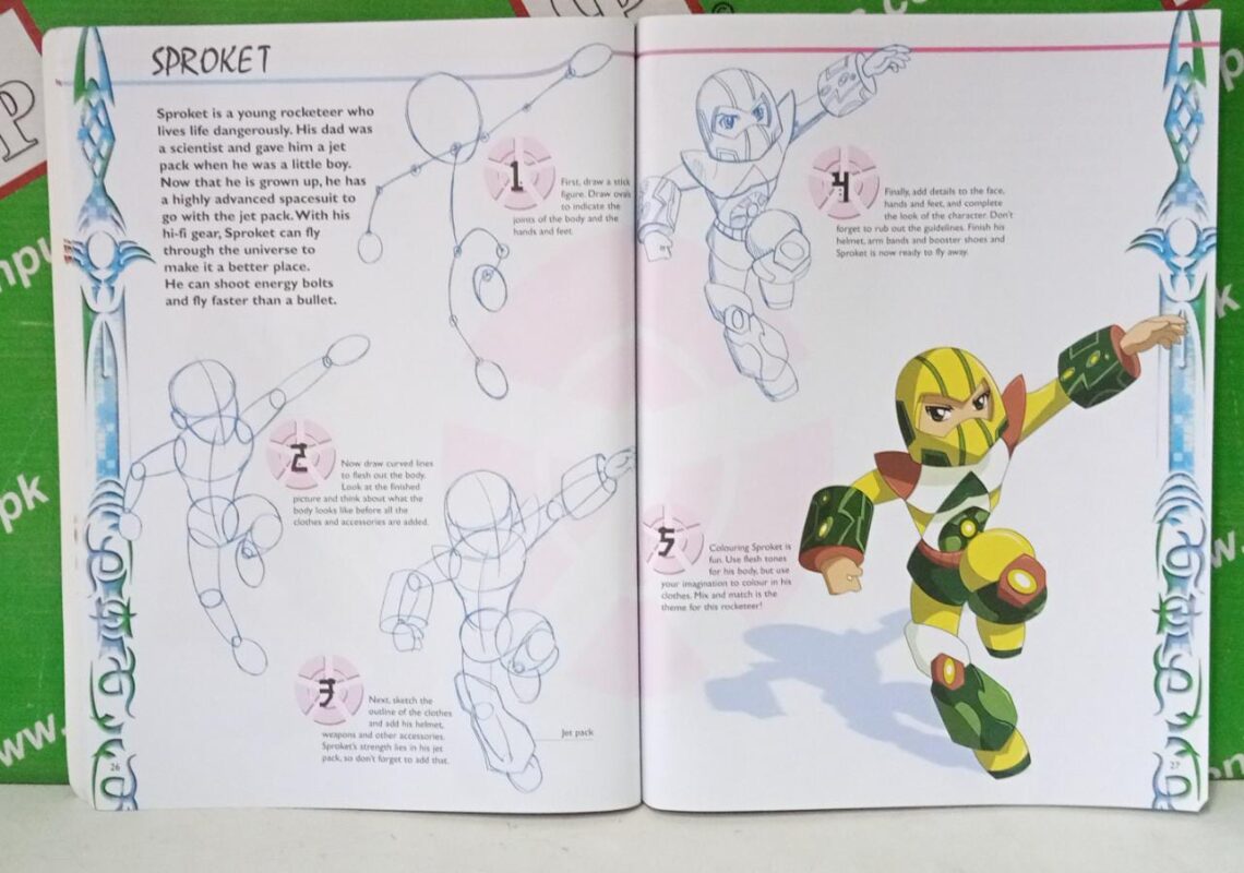 How To Draw Manga Fantasy Fighters – Children Publications