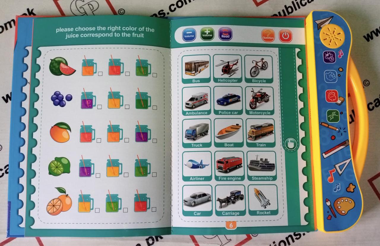 Study Book Intellectual Learning ( Sound Book ) – Children Publications