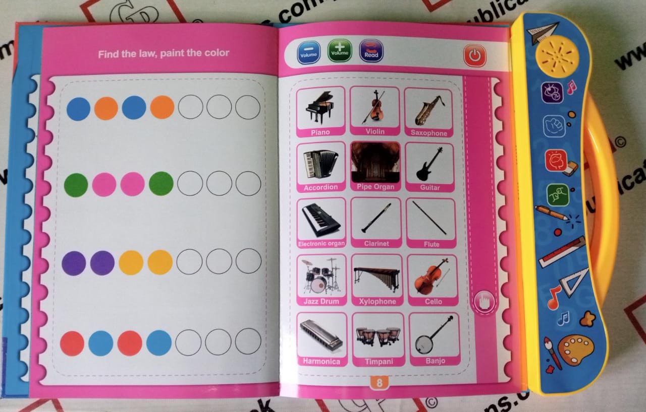 Study Book Intellectual Learning ( Sound Book ) – Children Publications