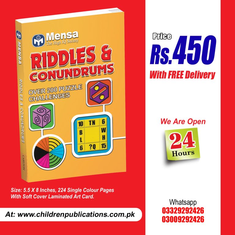 Riddles & Conundrums Over 200 Puzzle Challenges – Children Publications