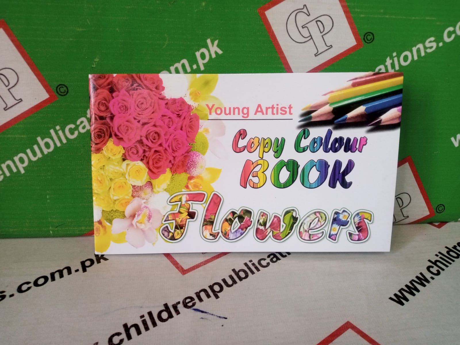 “Flowers” Young Artist (Copy Colour Book) – Children Publications