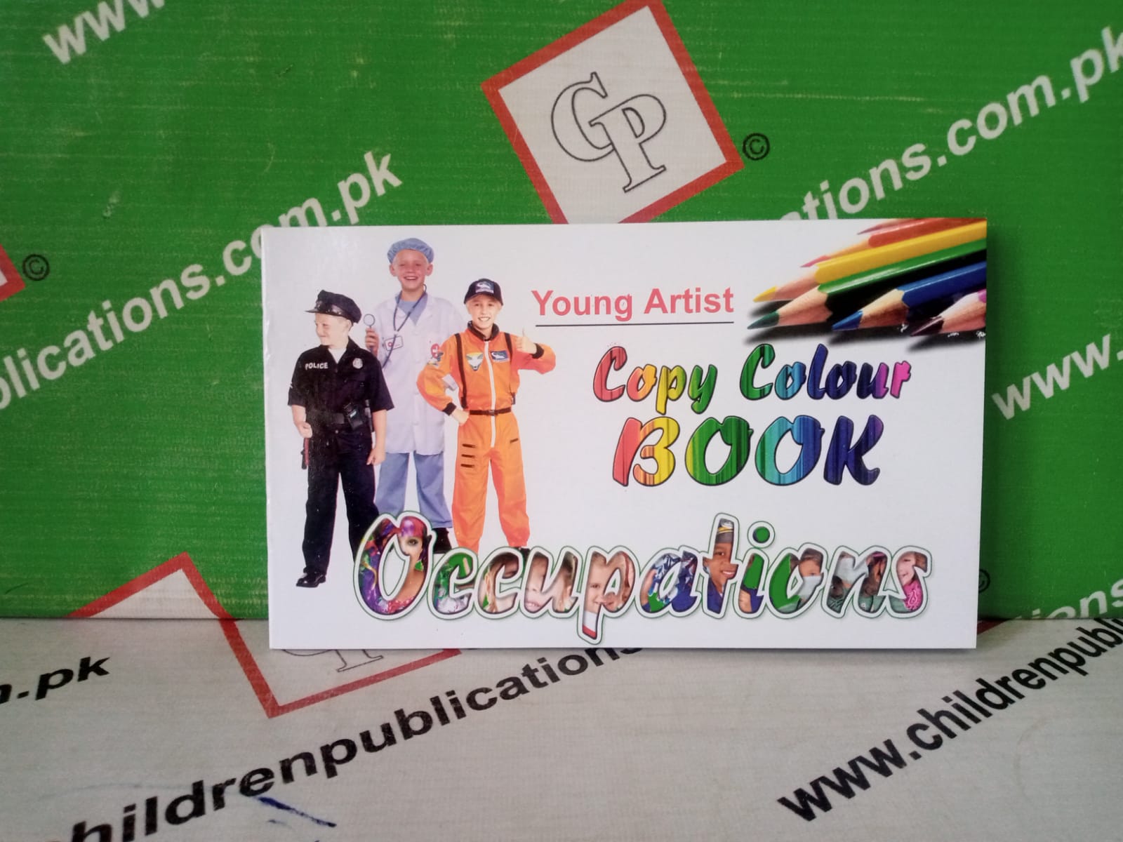 “Occupations” Young Artist (Copy Colour Book) – Children Publications