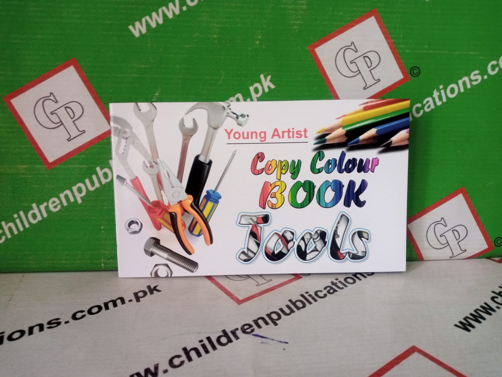 “Tools” Young Artist (Copy Colour Book) – Children Publications