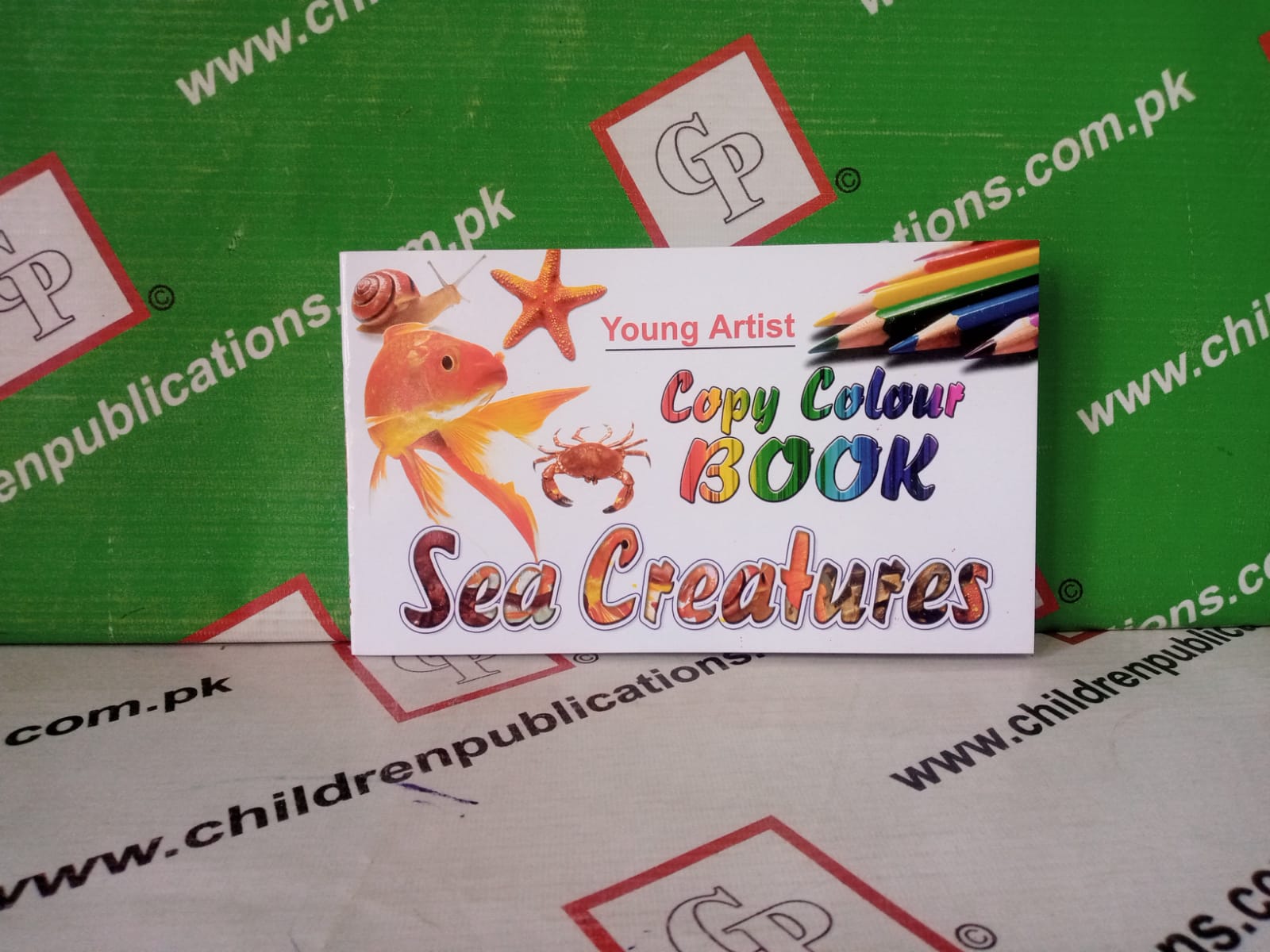“Sea Creatures” Young Artist (Copy Colour Book) – Children Publications