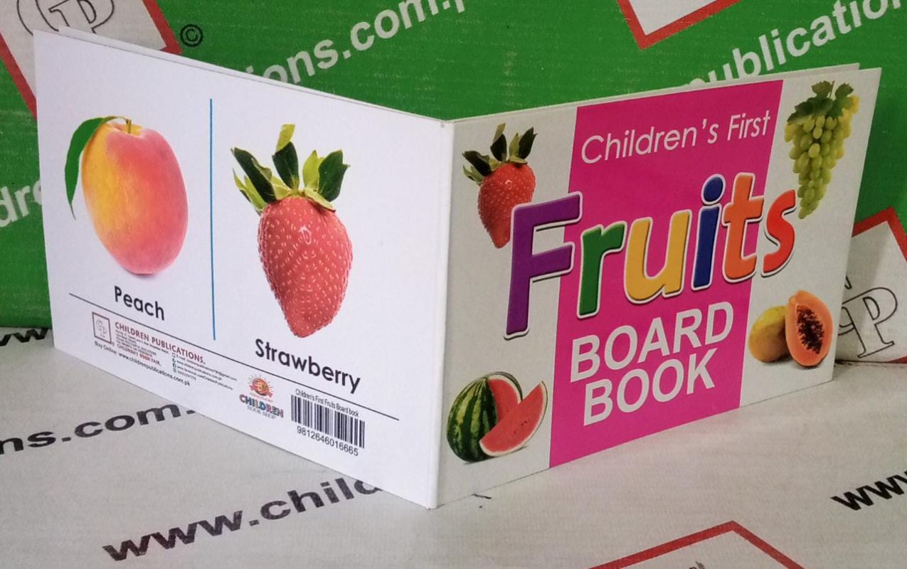 Children’s First “Fruits” Board Book – Children Publications
