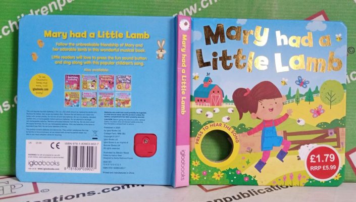 Marry Had A Little Lamb ( Sound Book ) – Children Publications