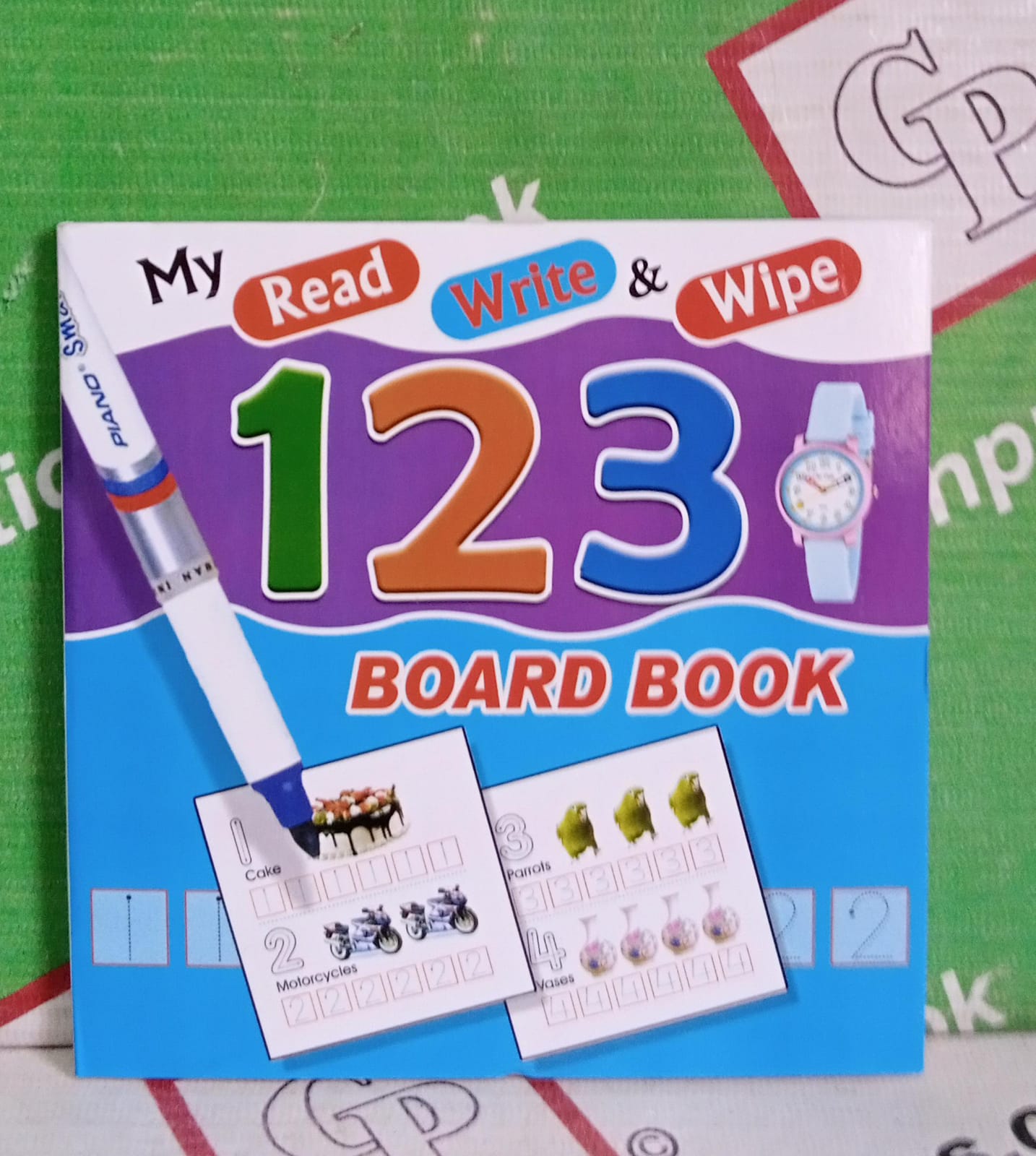 My Read Write & Wipe 123 Board Book – Children Publications