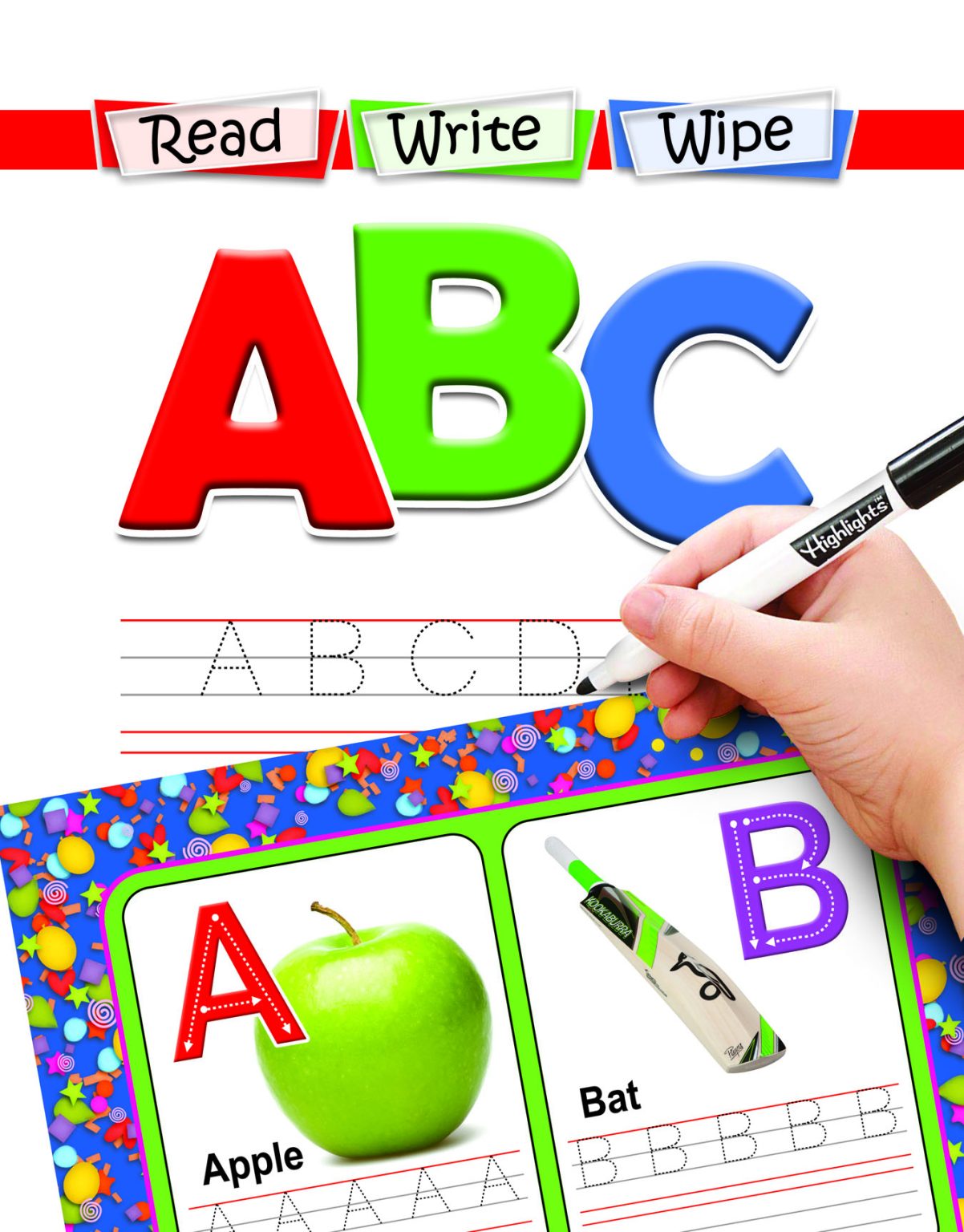 Read, Write and wipe Capital ABC – Children Publications