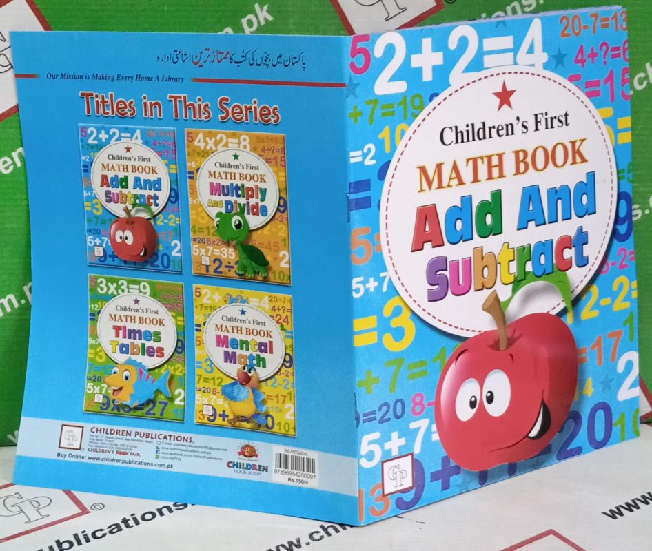 Children’s First Math Book Add and Subtract – Children Publications