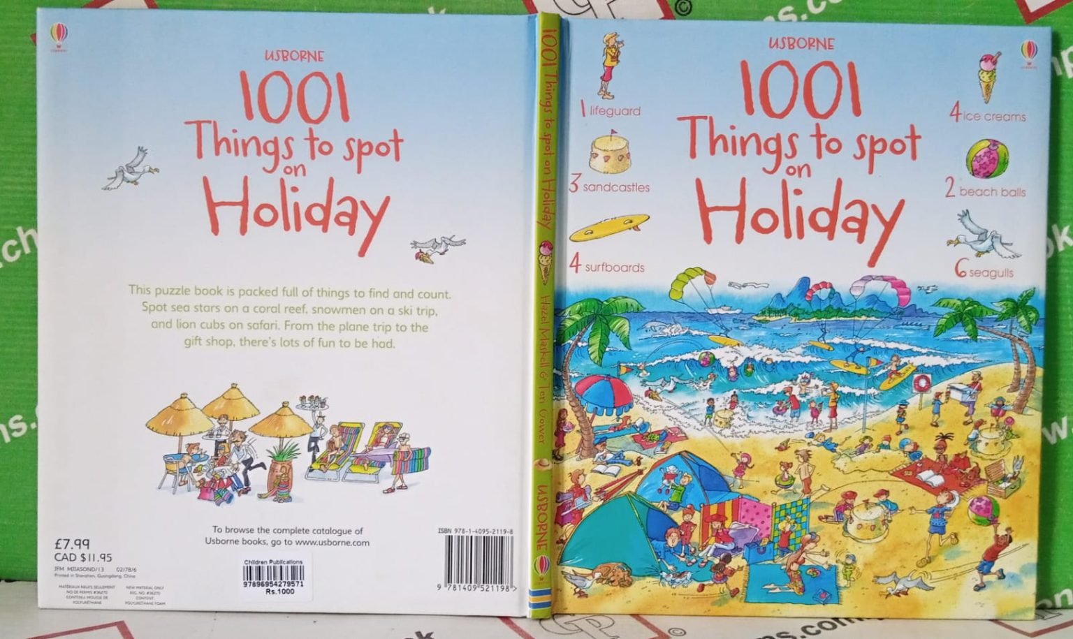 Usborne 1001 Things To Spot On Holiday – Children Publications