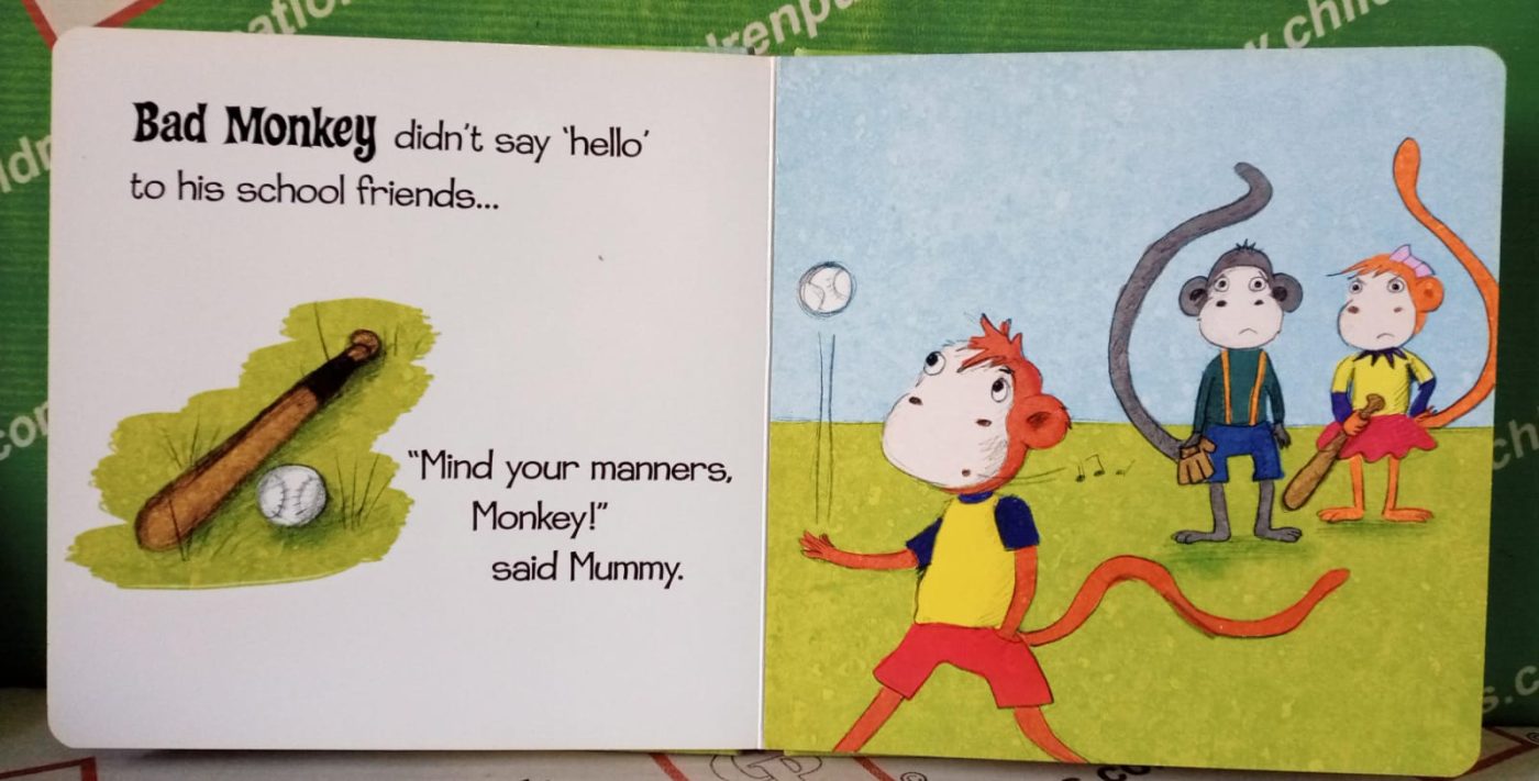 Monkey Manners Hello & Goodbye – Children Publications