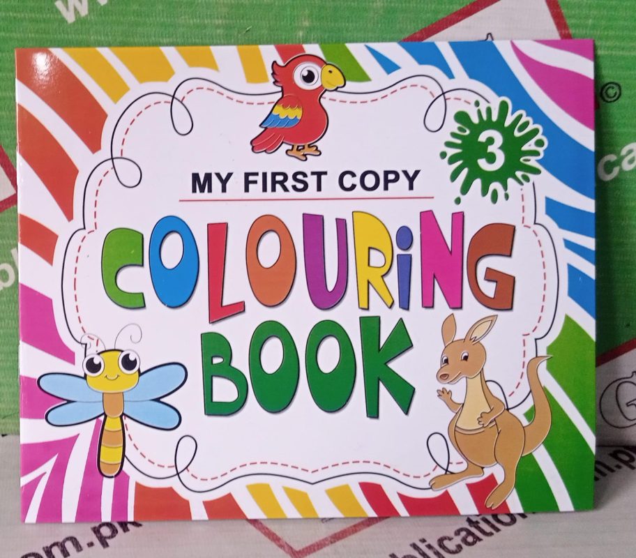 My First Copy Colouring Book 3 – Children Publications