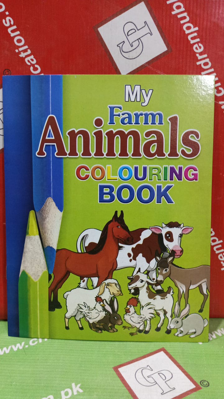 My Farm Animals Colouring Book – Children Publications