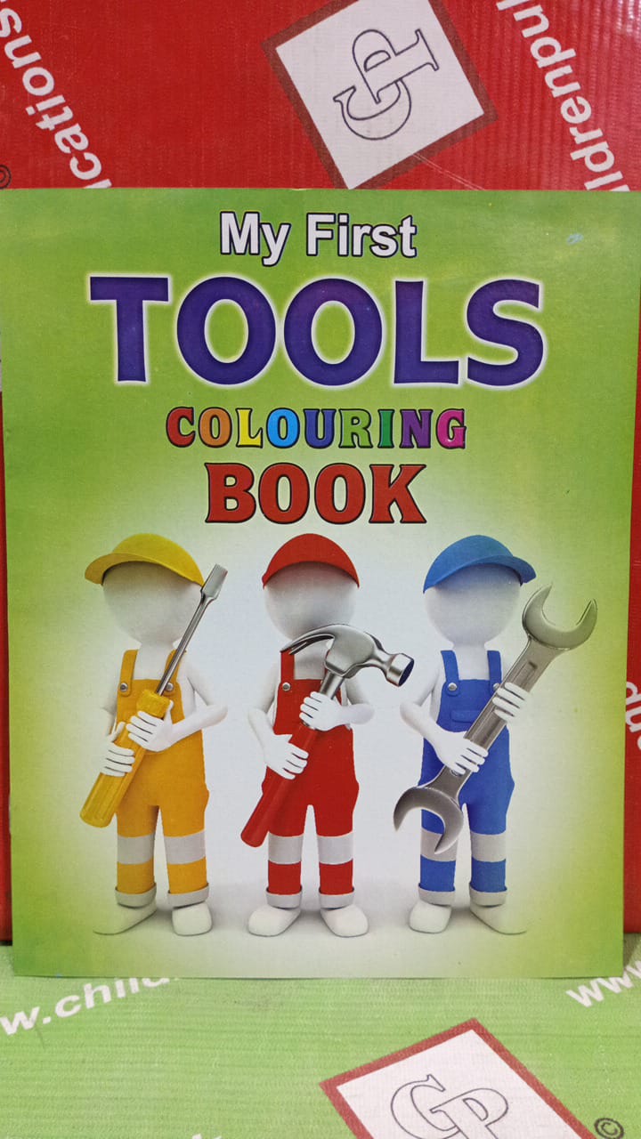 My First Tools Colouring Book – Children Publications