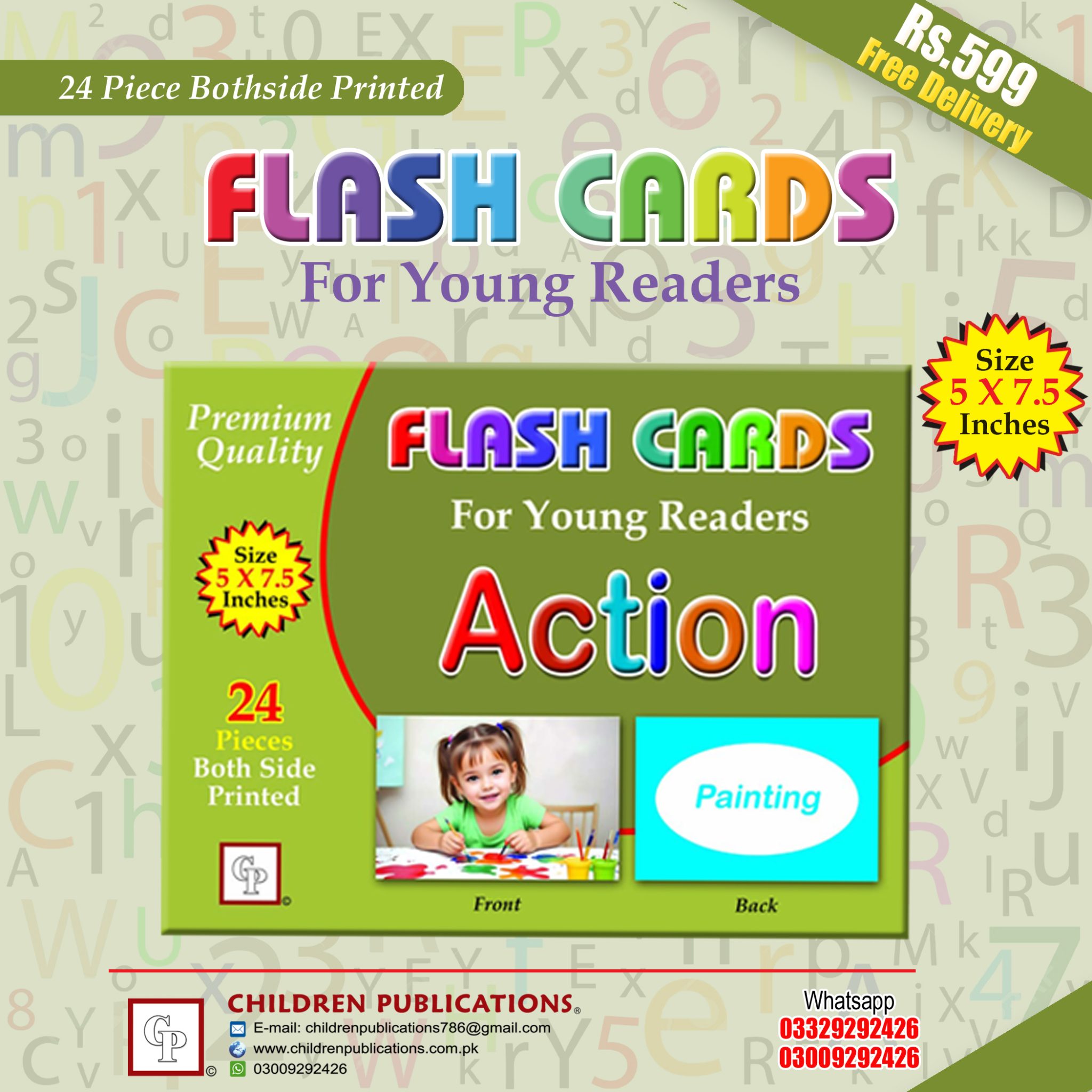 Action Flash Cards – Children Publications