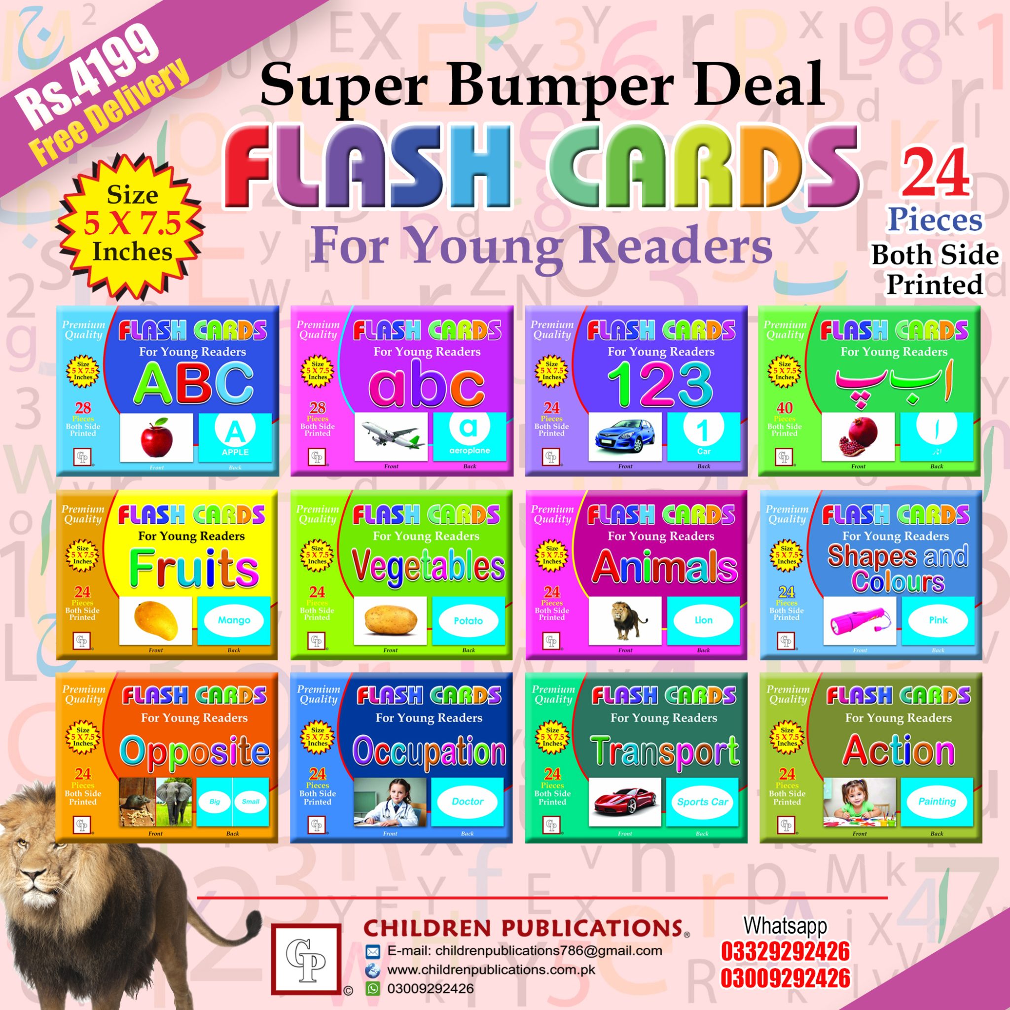Flash Cards Big Bumper Deal – Children Publications