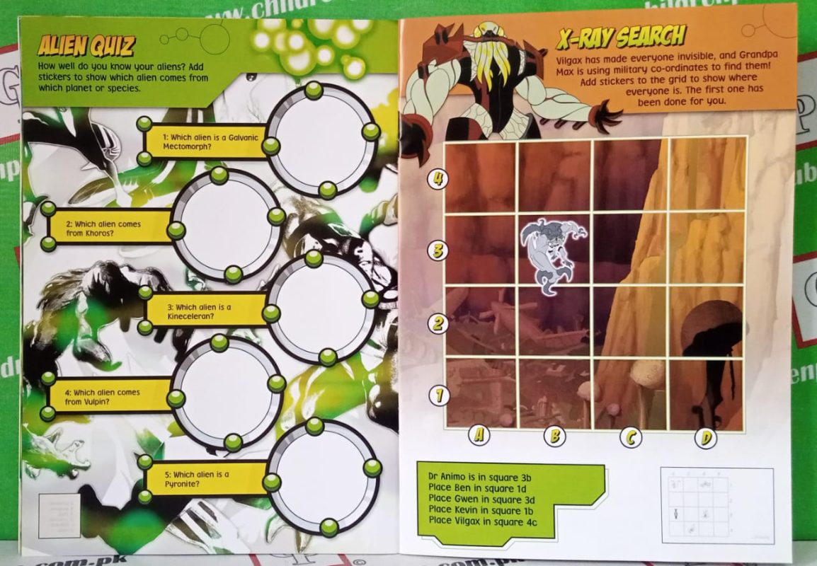 Ben 10 Sticker action – Children Publications