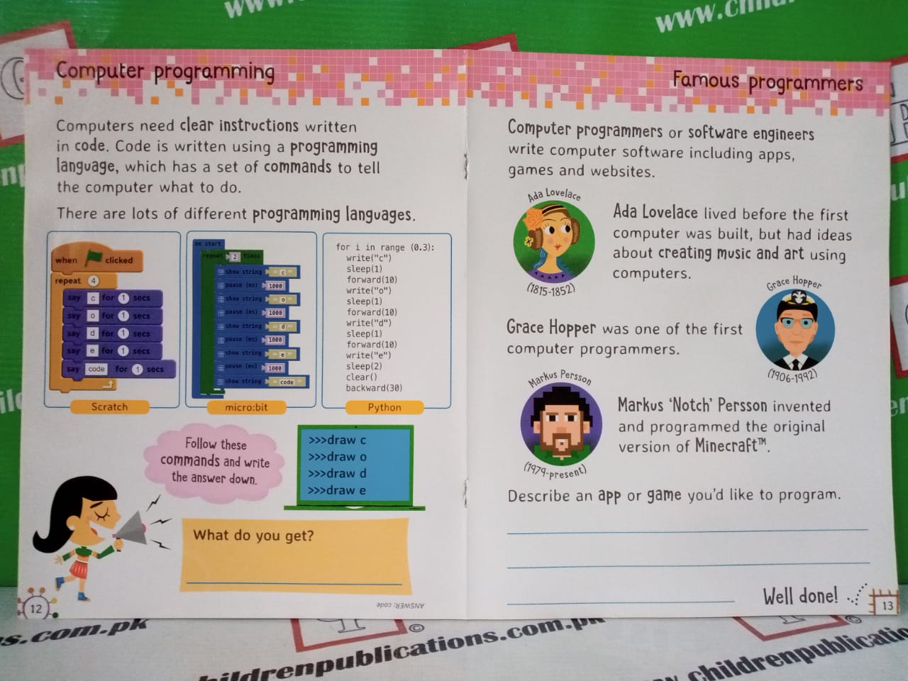 Algorithms And Coding – Children Publications