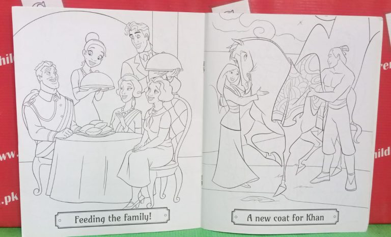Disney princess simply colouring – Children Publications