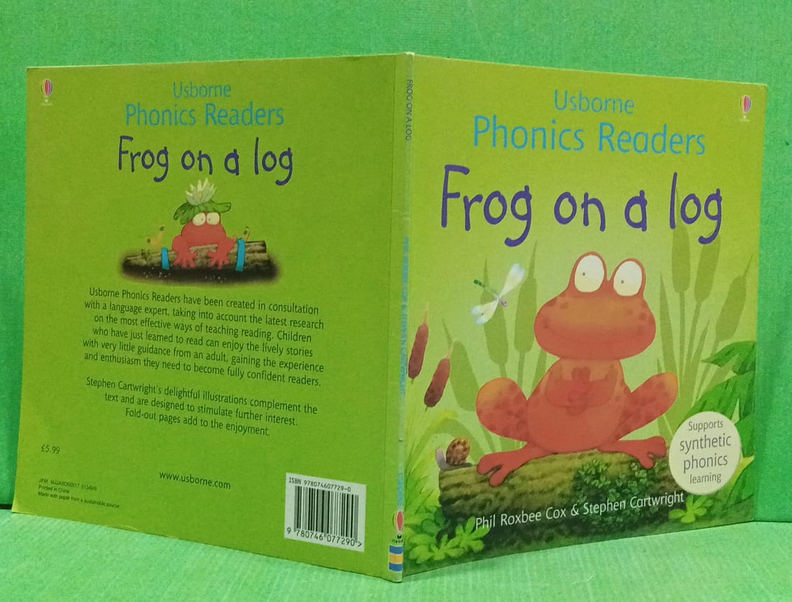 usborne frog on a log – Children Publications
