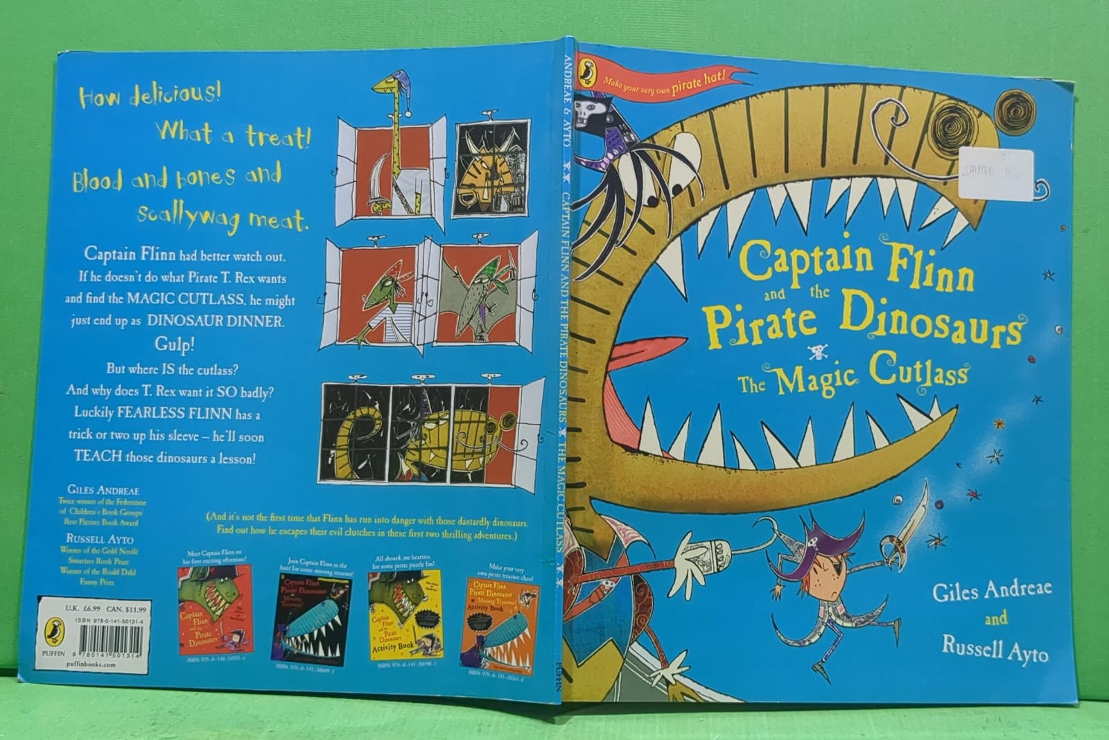 Captain flin and the pirate dinosaur the magic cutlass – Children ...